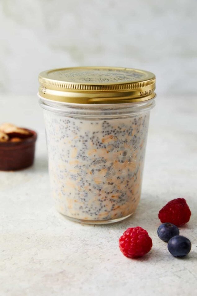 Overnight Oats With Chia Seeds - Food Faith Fitness