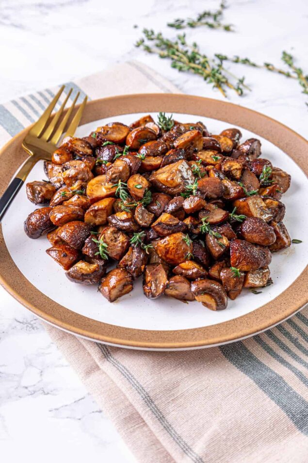 Roasted Mushrooms - Food Faith Fitness
