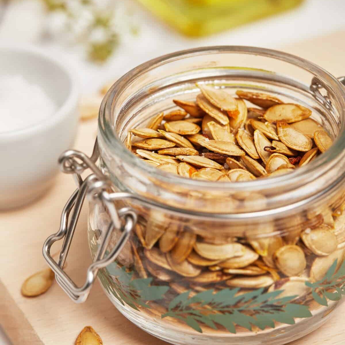 Roasted Squash Seeds - Food Faith Fitness