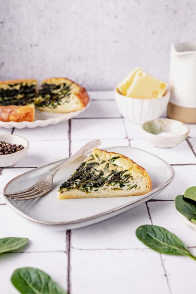 Spinach-Cheese Quiche - Food Faith Fitness