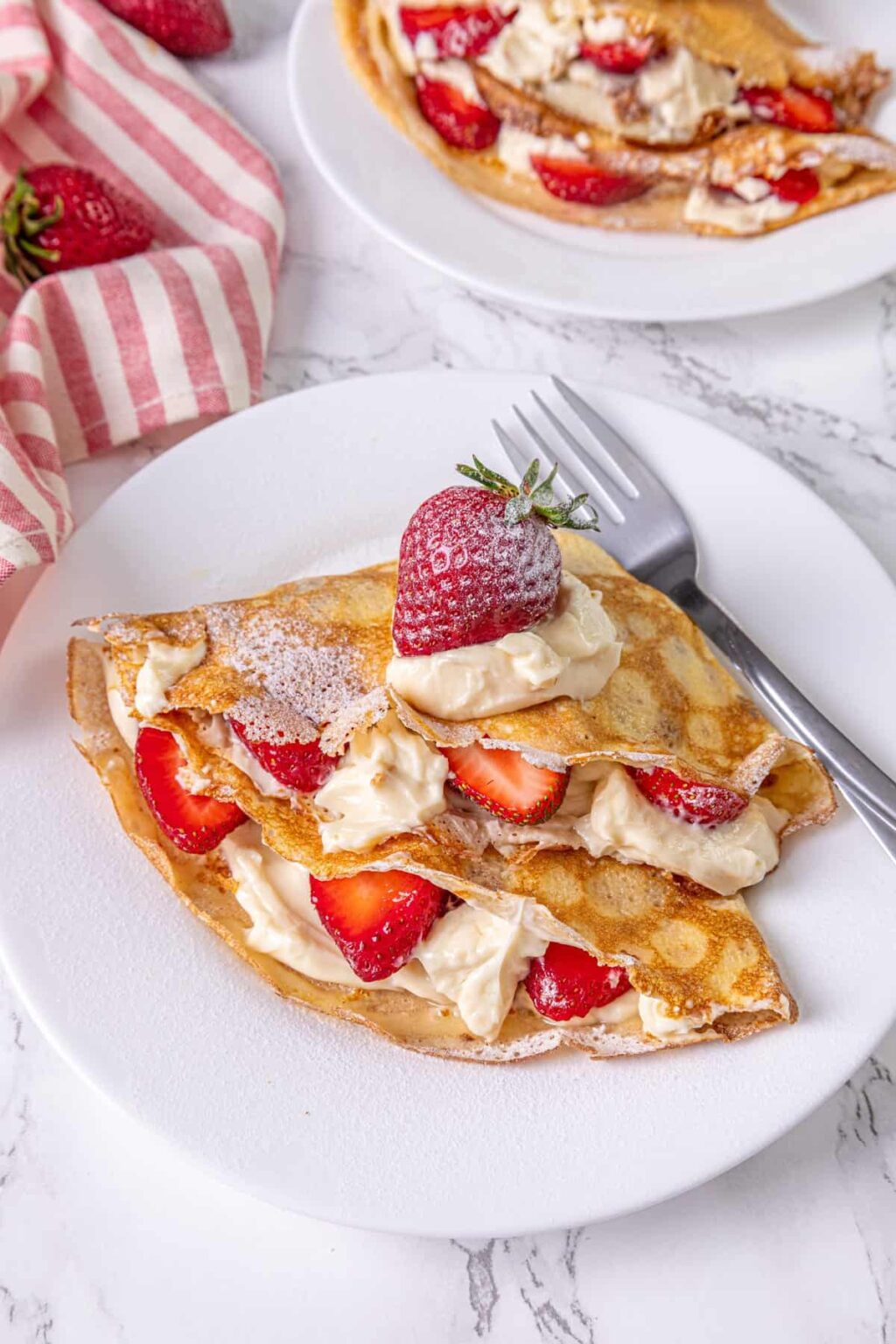 Strawberry Crêpes - Food Faith Fitness