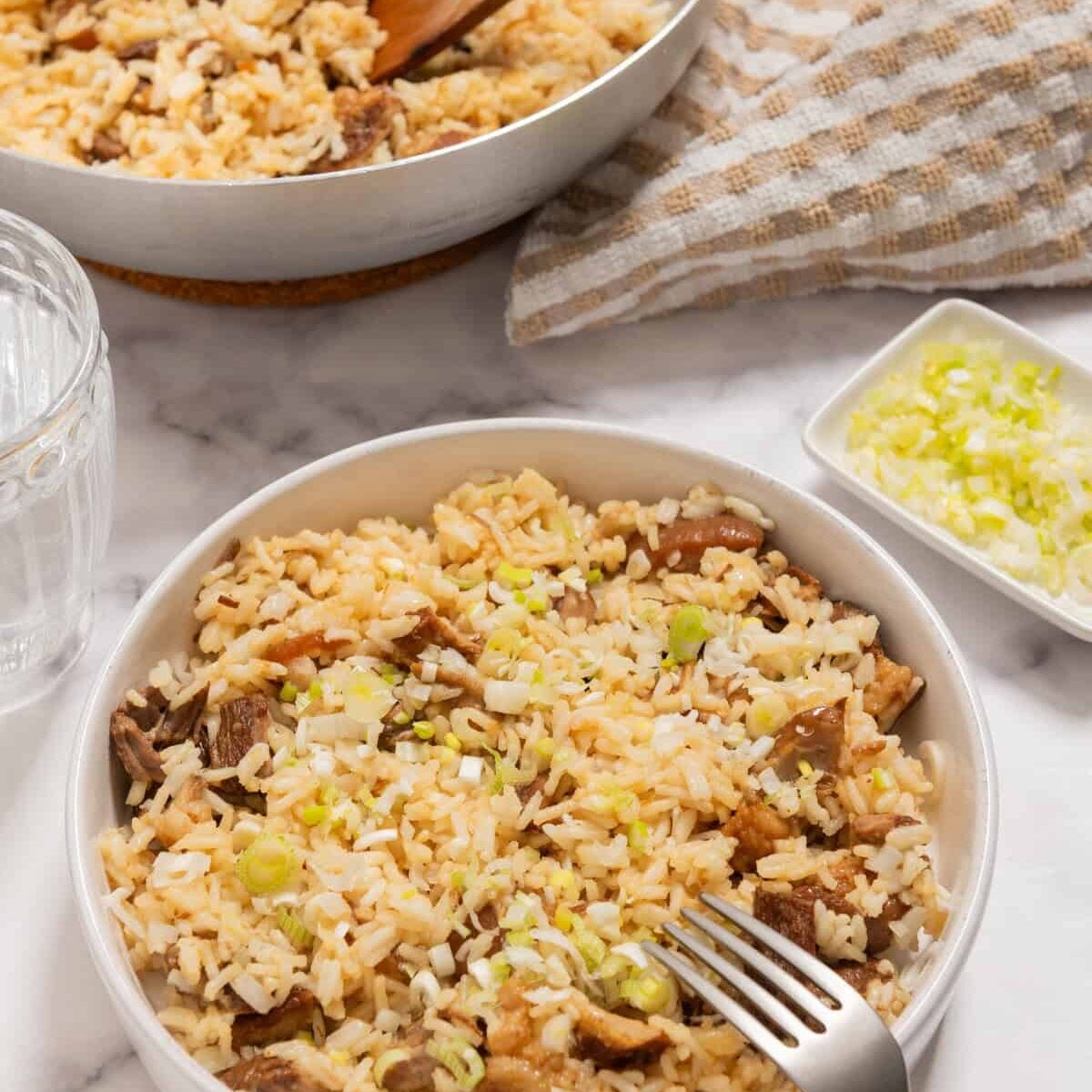 Adobo Rice Recipe - Food Faith Fitness