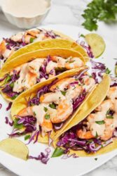 Bang Bang Shrimp Tacos - Food Faith Fitness