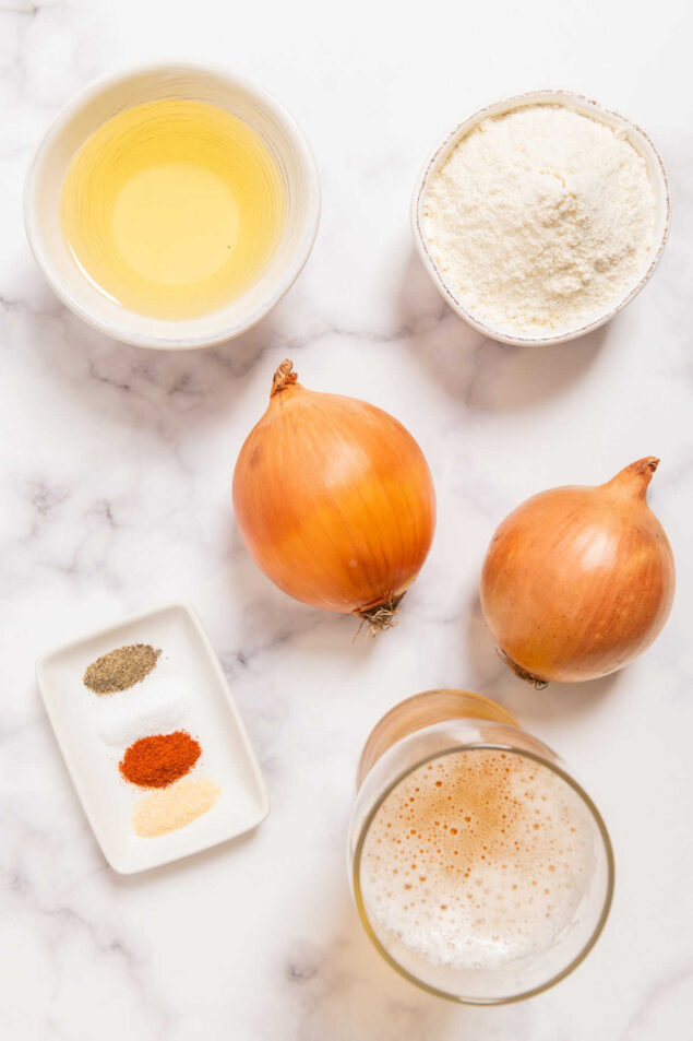 Beer-Battered Onion Rings - Food Faith Fitness