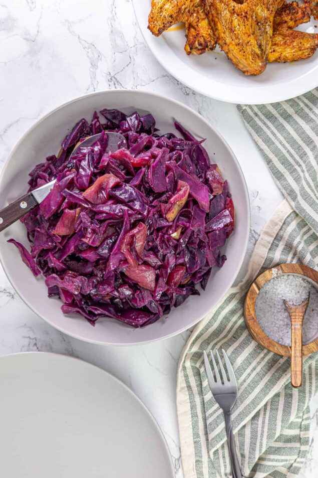 Braised Red Cabbage - Food Faith Fitness