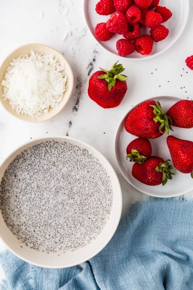 Coconut Chia Pudding - Food Faith Fitness
