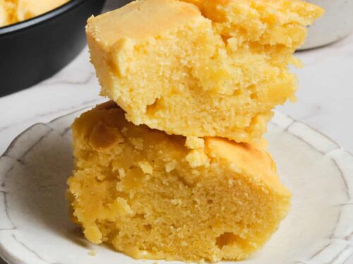 adding corn to cornbread