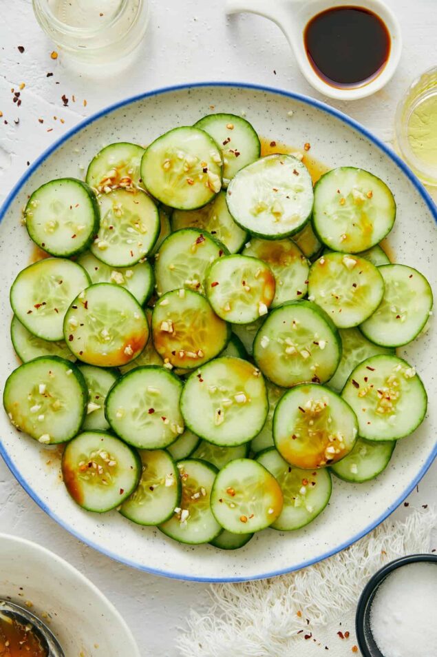 Din Tai Fung Cucumber Salad - Food Faith Fitness