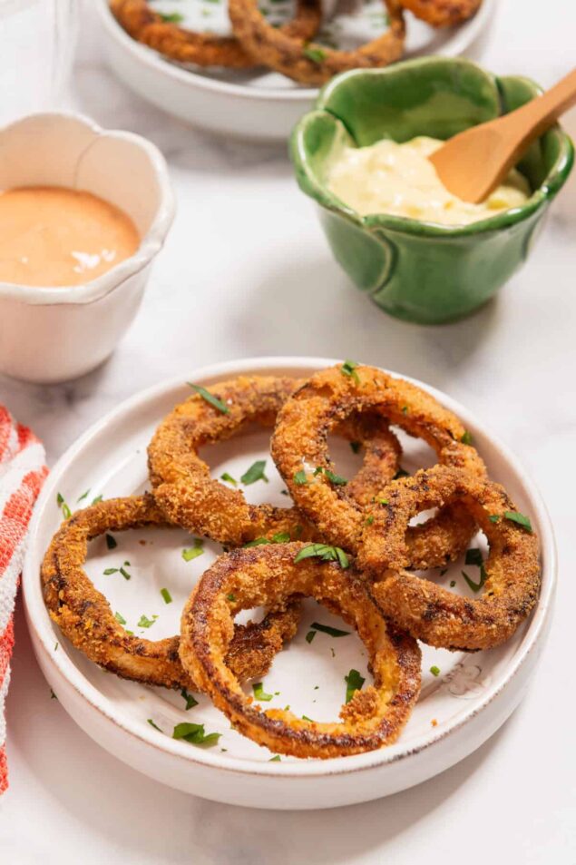 Keto Onion Rings - Food Faith Fitness