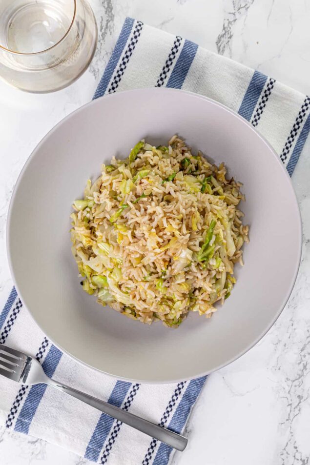 Rice And Cabbage - Food Faith Fitness