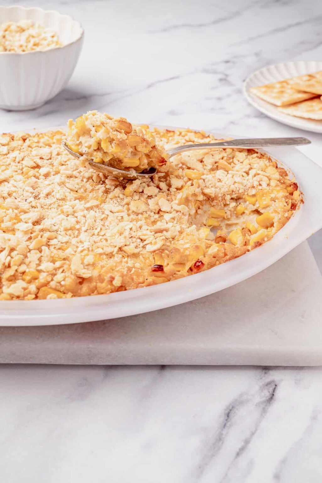 Scalloped Corn - Food Faith Fitness