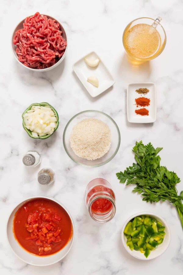 Spanish Rice With Ground Beef - Food Faith Fitness