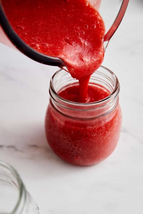 Strawberry Purée - Food Faith Fitness