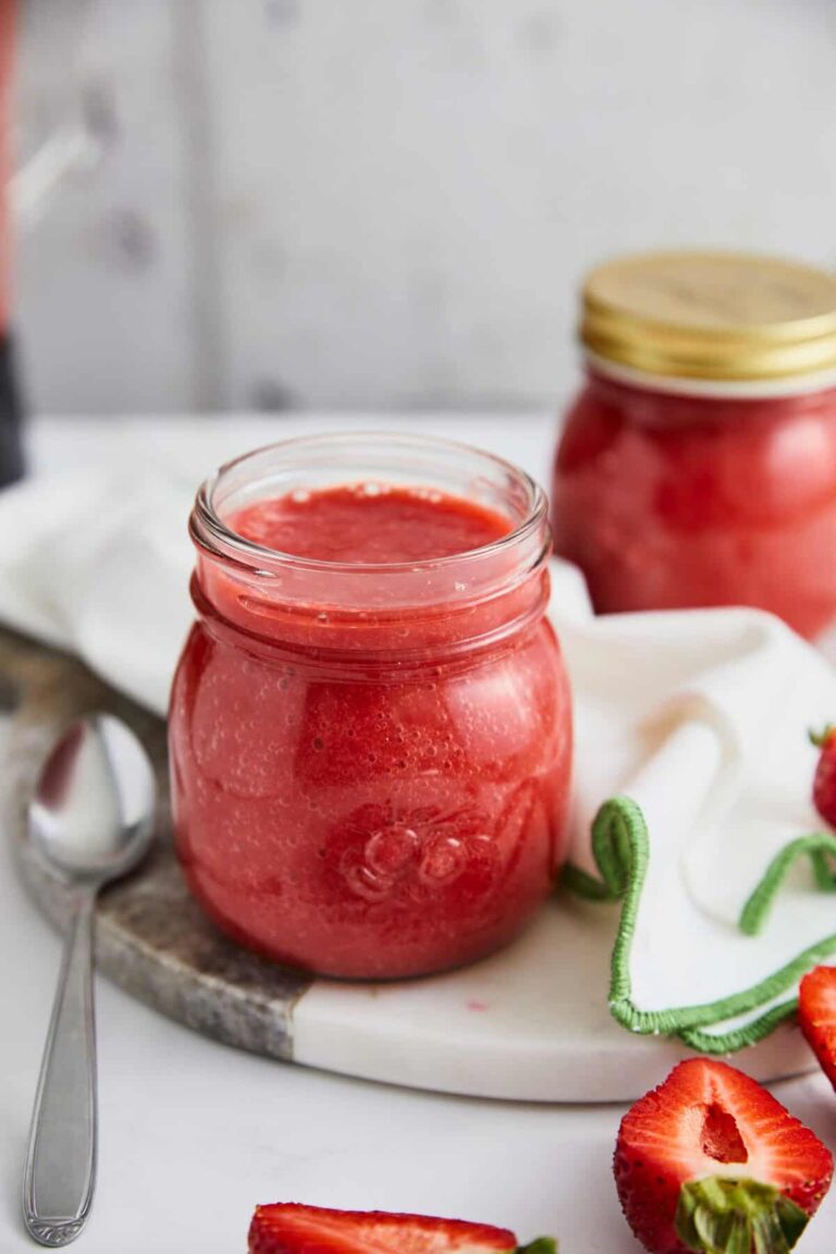 Strawberry Purée - Food Faith Fitness