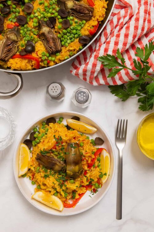 Vegetarian Paella Recipe - Food Faith Fitness