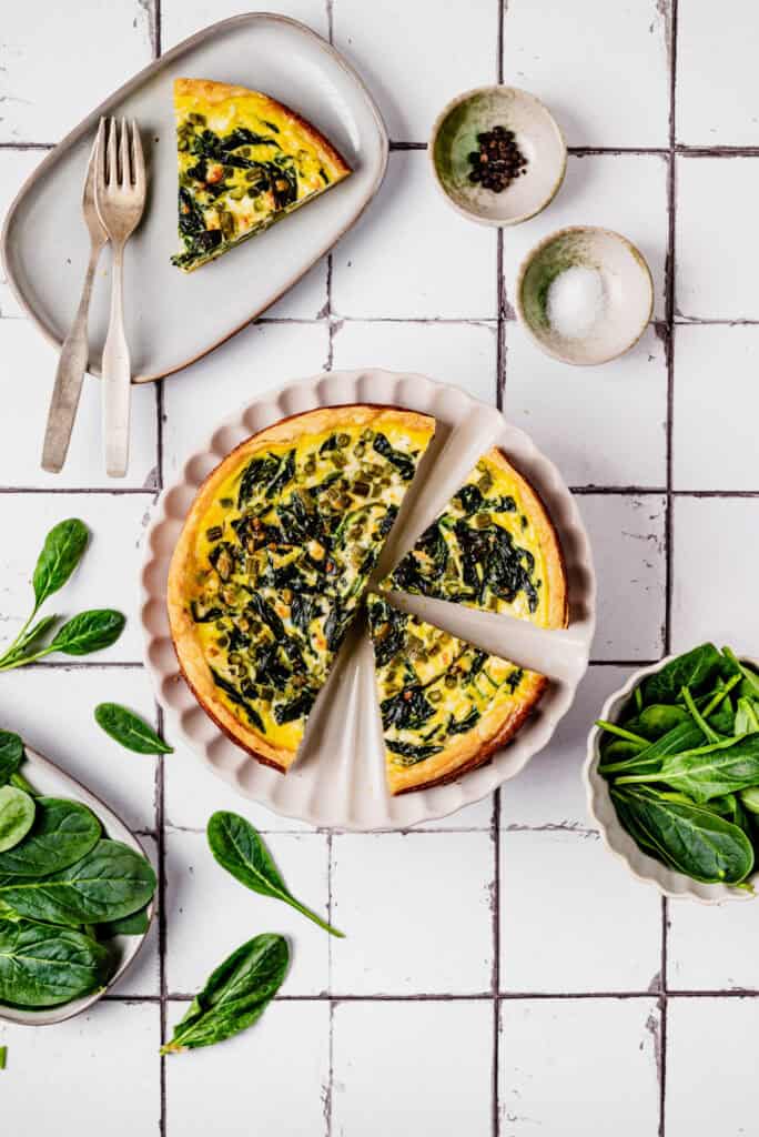 Spinach Quiche - Food Faith Fitness