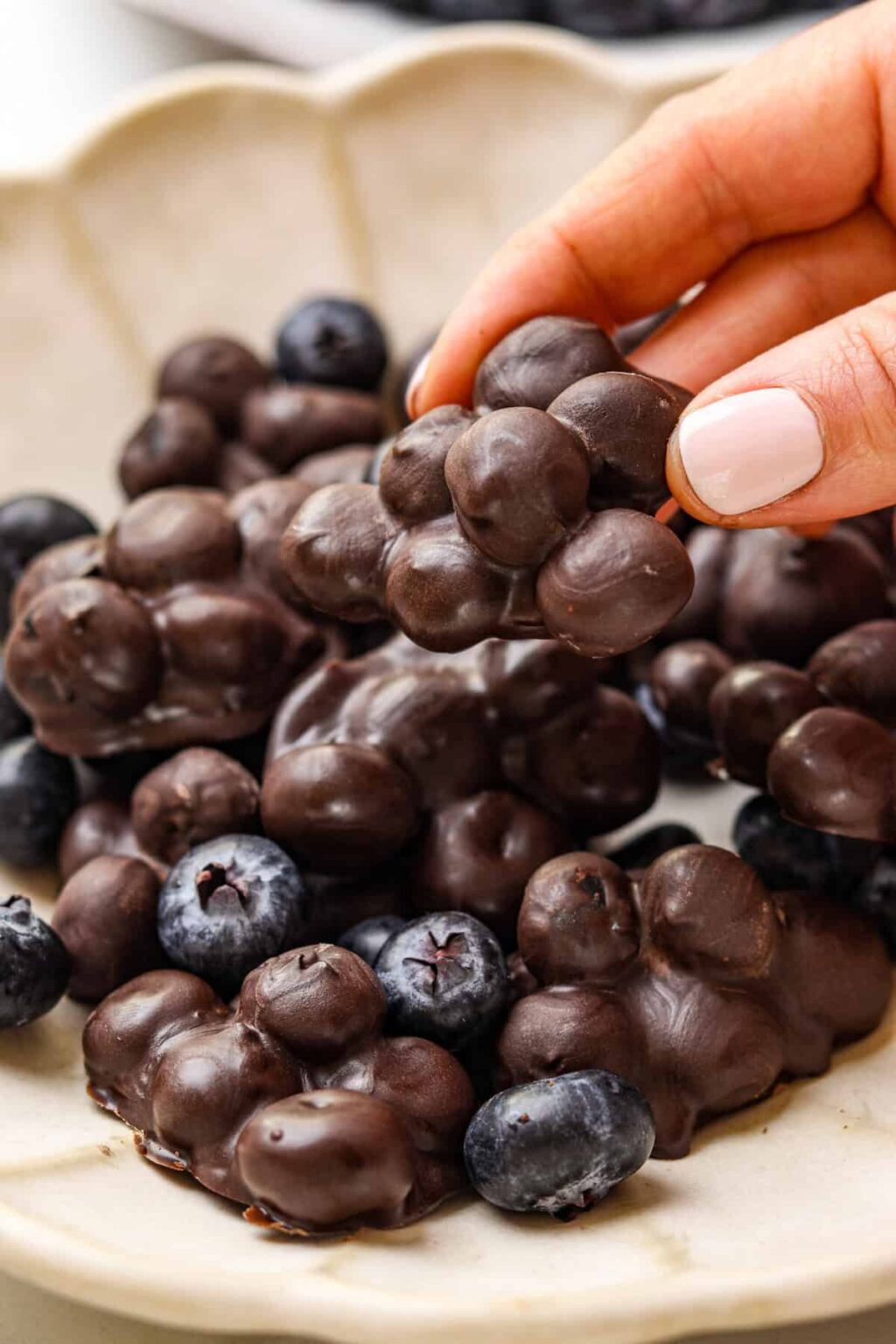 Chocolate-Covered Blueberries - Food Faith Fitness