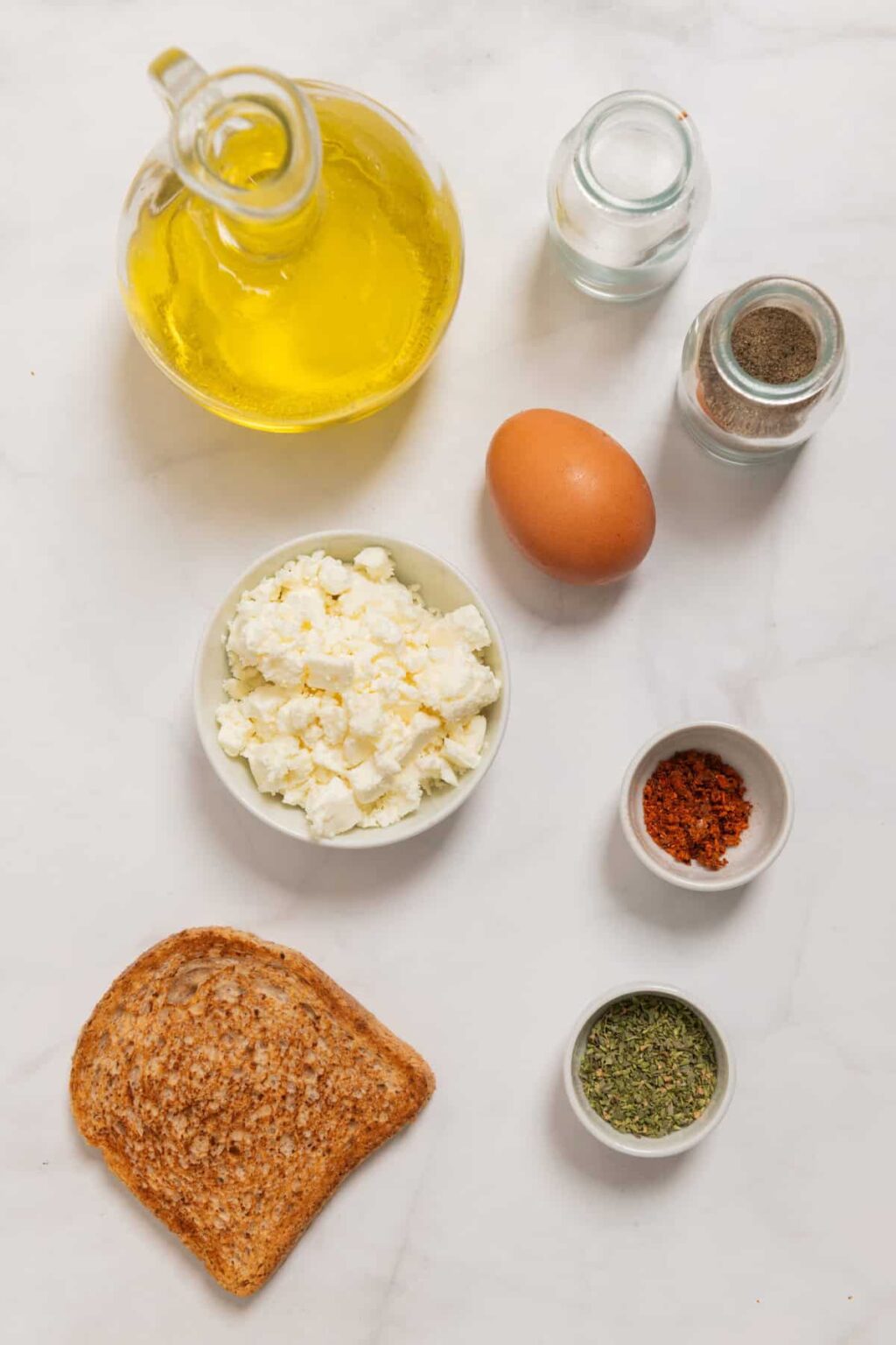 Feta Fried Eggs - Food Faith Fitness