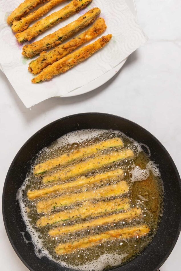 Fried Zucchini Sticks - Food Faith Fitness