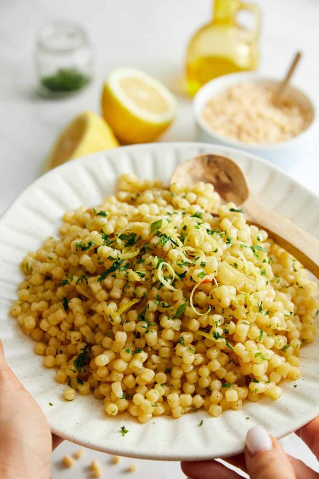 Israeli Couscous Recipe (Pearl Couscous) - Food Faith Fitness