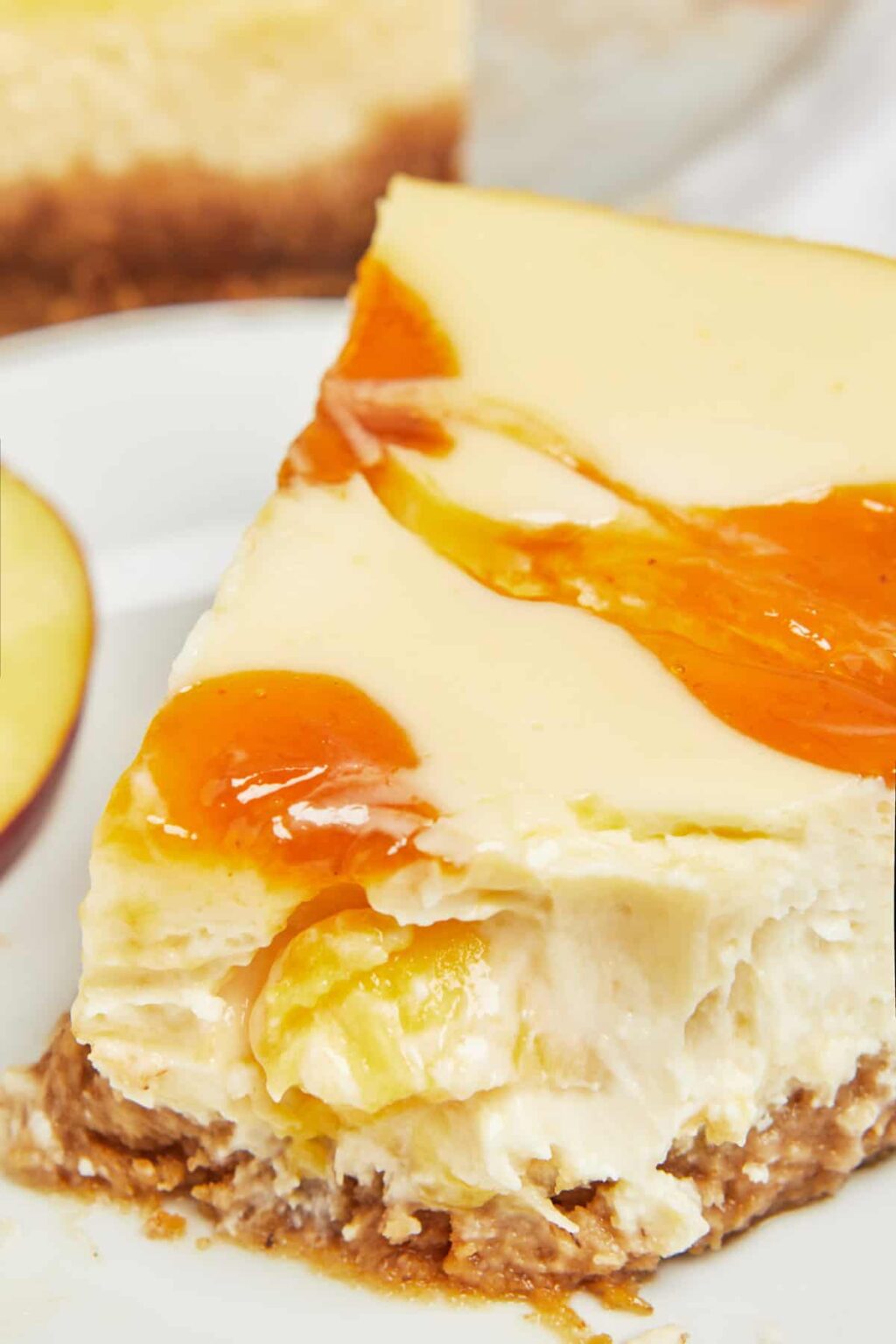 Peach Cheesecake - Food Faith Fitness