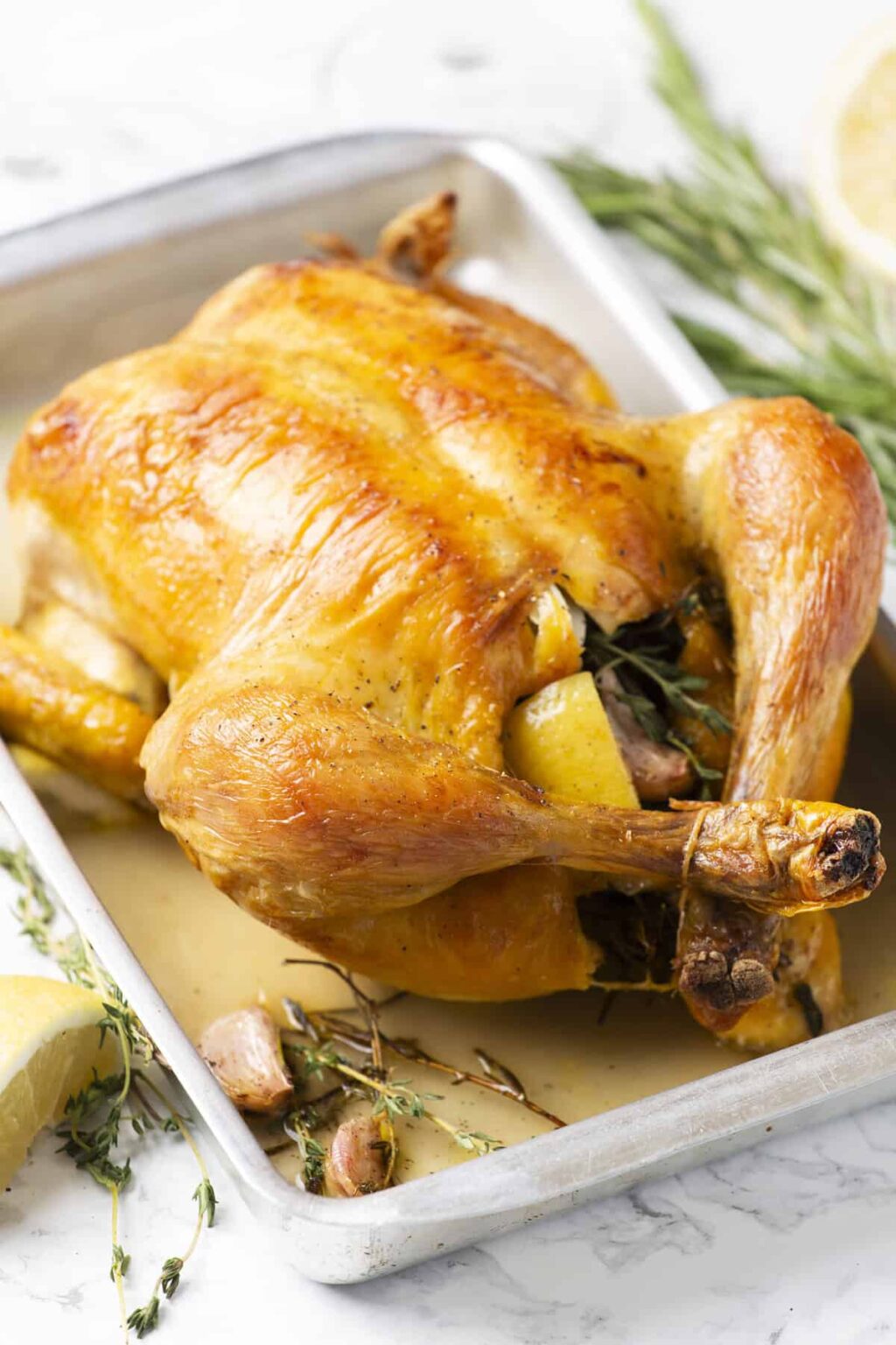 Poulet Rôti Recipe (French Roast Chicken) - Food Faith Fitness