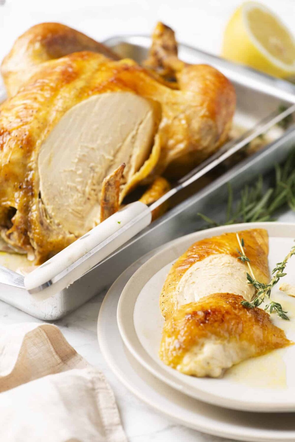 Poulet Rôti Recipe (French Roast Chicken) - Food Faith Fitness