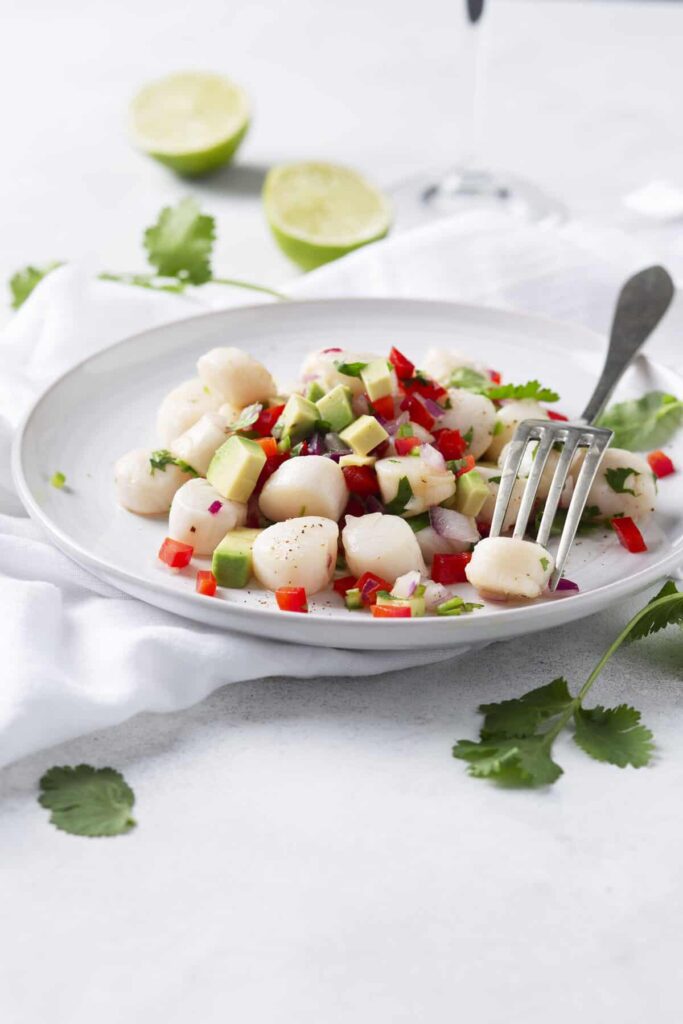 Scallop Ceviche - Food Faith Fitness