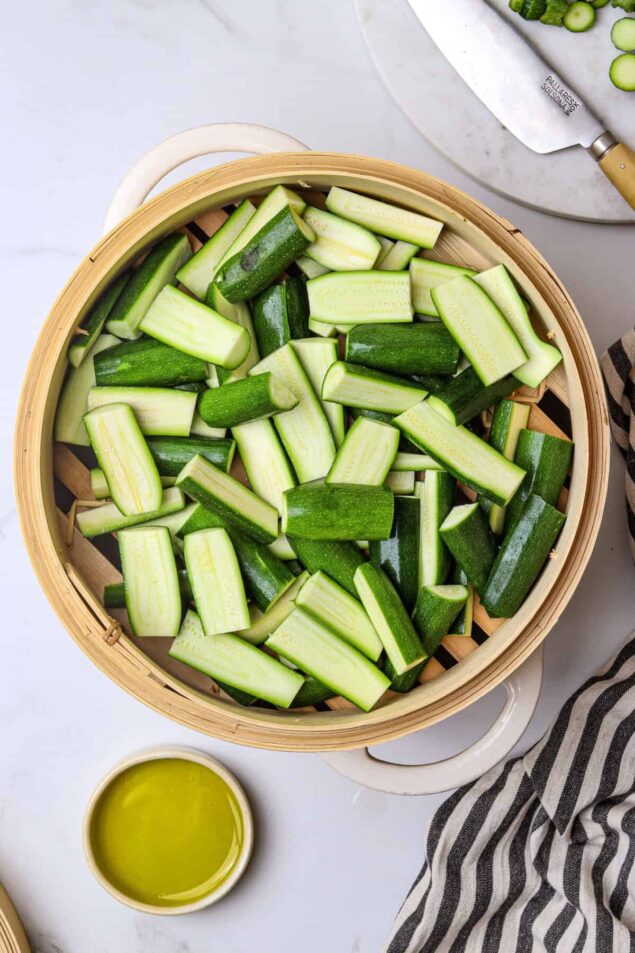 Steamed Zucchini - Food Faith Fitness