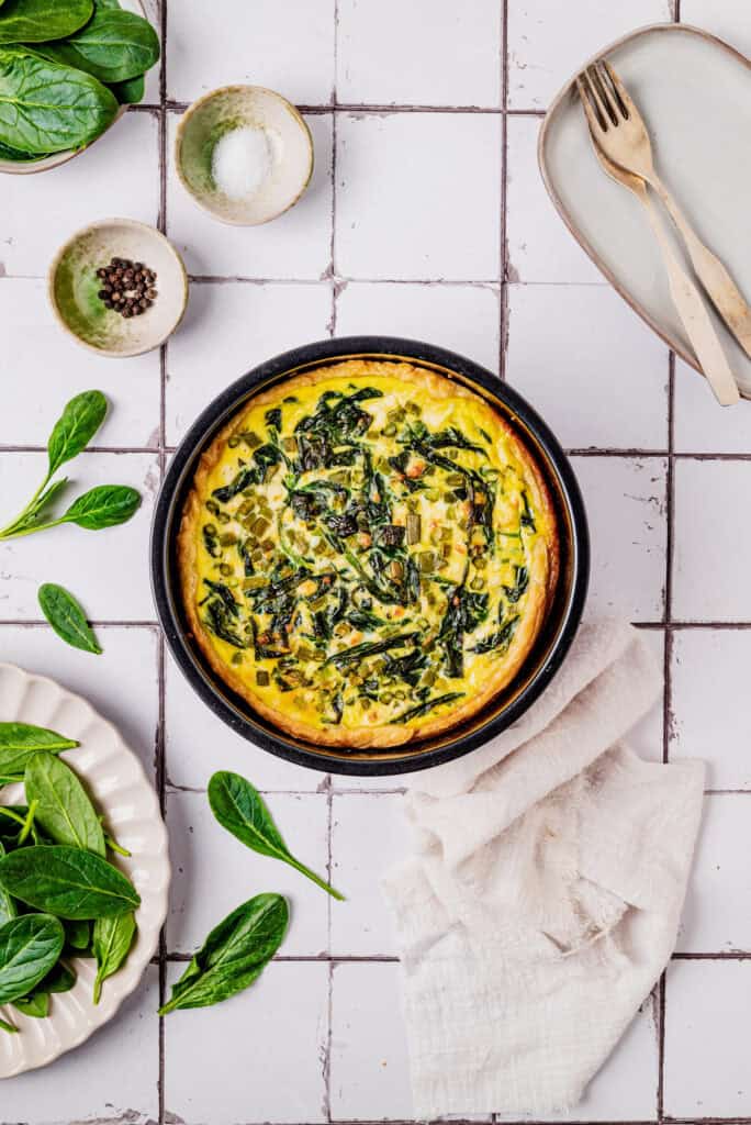 Spinach Quiche - Food Faith Fitness