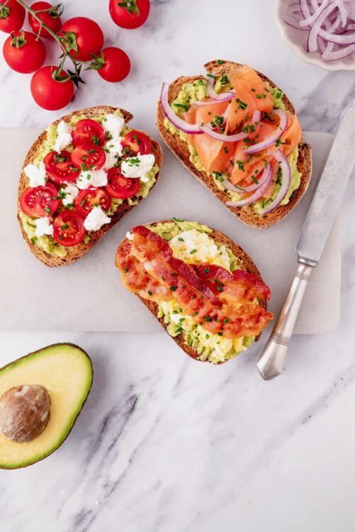 Avocado Toast Toppings - Food Faith Fitness