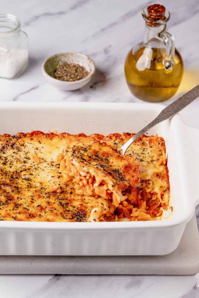 Baked Orzo Recipe - Food Faith Fitness