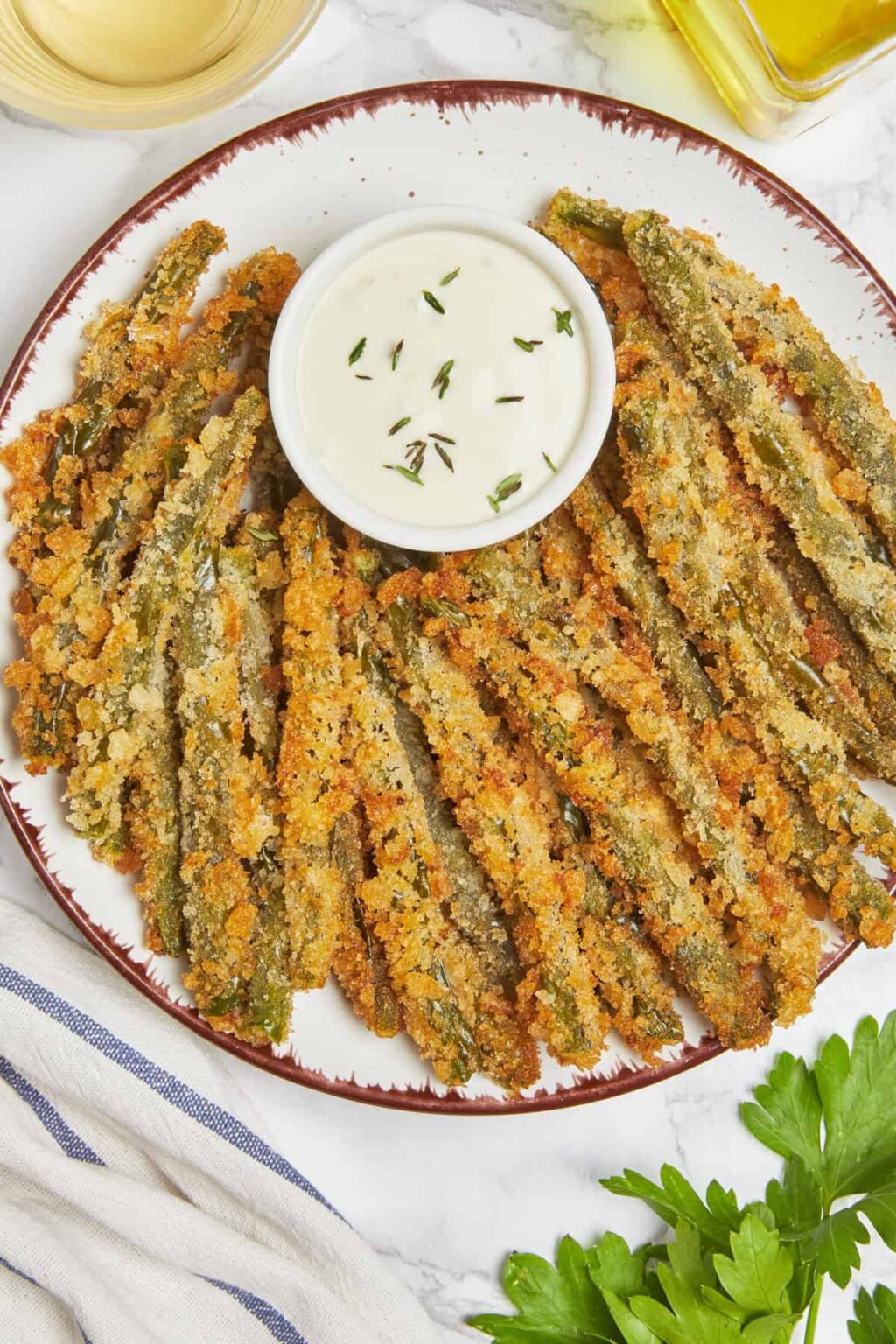 Deep-Fried Green Beans - Food Faith Fitness