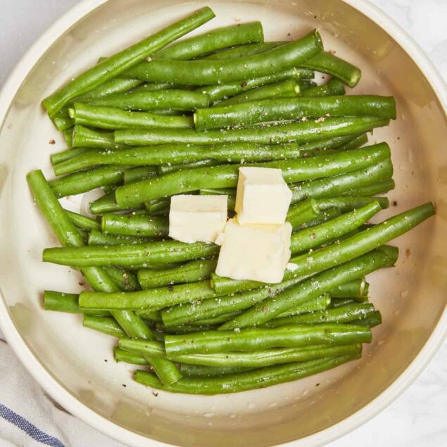 Microwave Green Beans - Food Faith Fitness