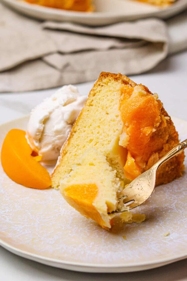 Peach Cake - Food Faith Fitness