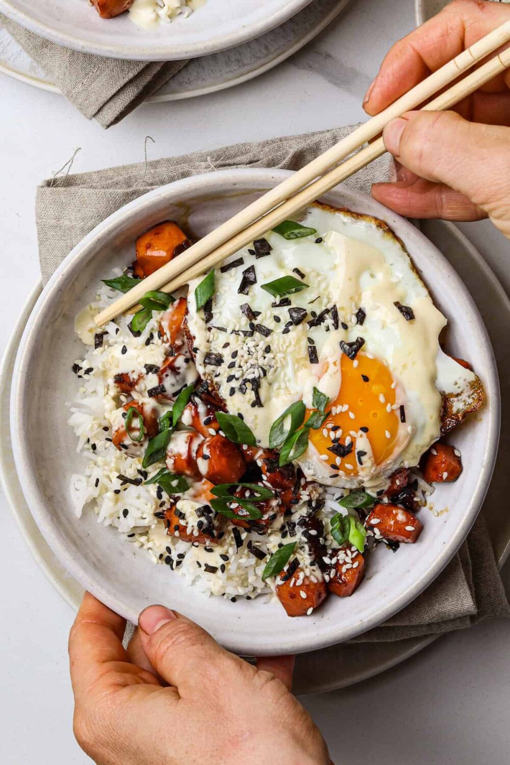 Spam Musubi Bowl - Food Faith Fitness