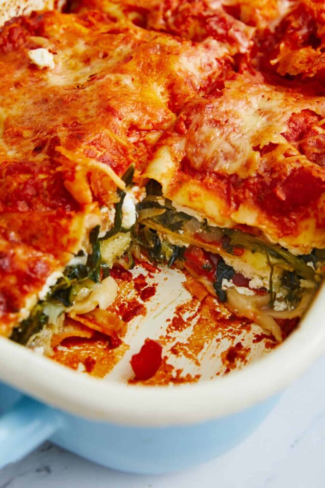 Vegetable Lasagna Recipe - Food Faith Fitness