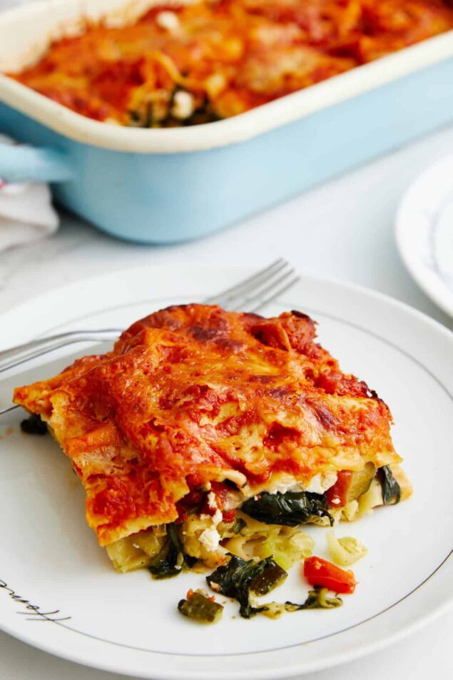 Vegetable Lasagna Recipe - Food Faith Fitness