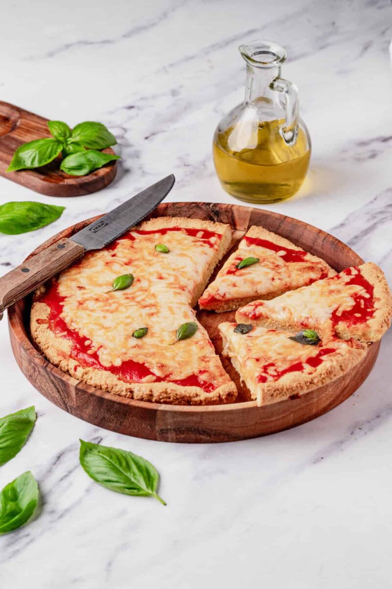 Almond Flour Crust Pizza - Food Faith Fitness