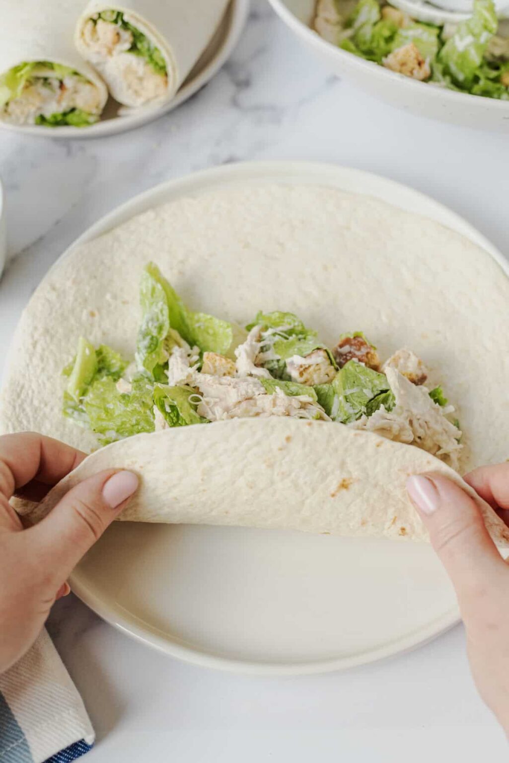 Chicken Caesar Wrap - Food Faith Fitness