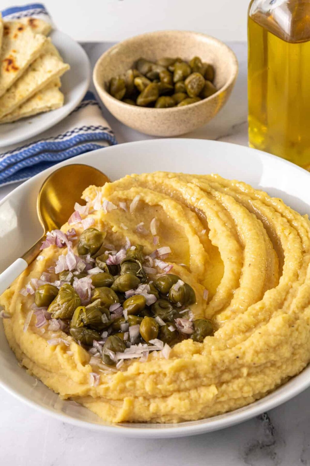 Greek Fava (Split Pea Dip) - Food Faith Fitness