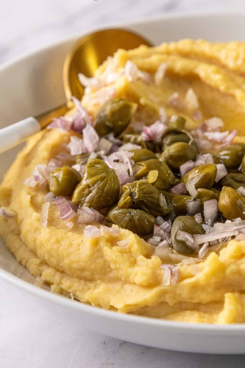 Greek Fava (Split Pea Dip) - Food Faith Fitness