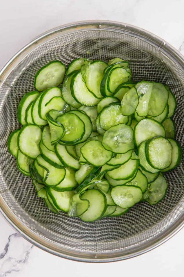Korean Pickled Cucumbers (Oi Muchim) - Food Faith Fitness