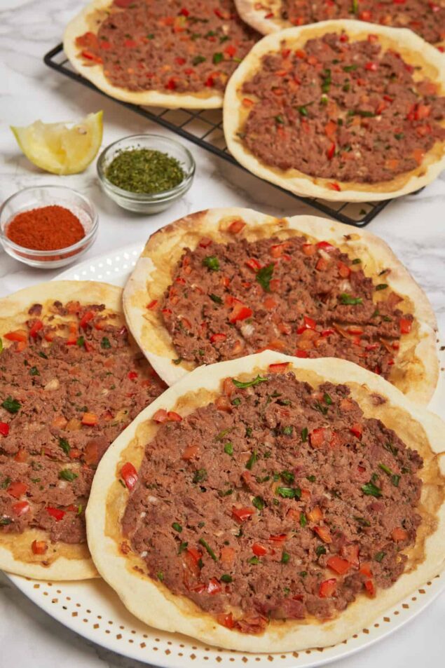 Lahmajun Recipe - Food Faith Fitness