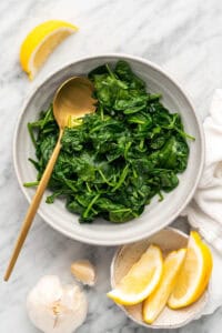 Microwave Spinach - Food Faith Fitness