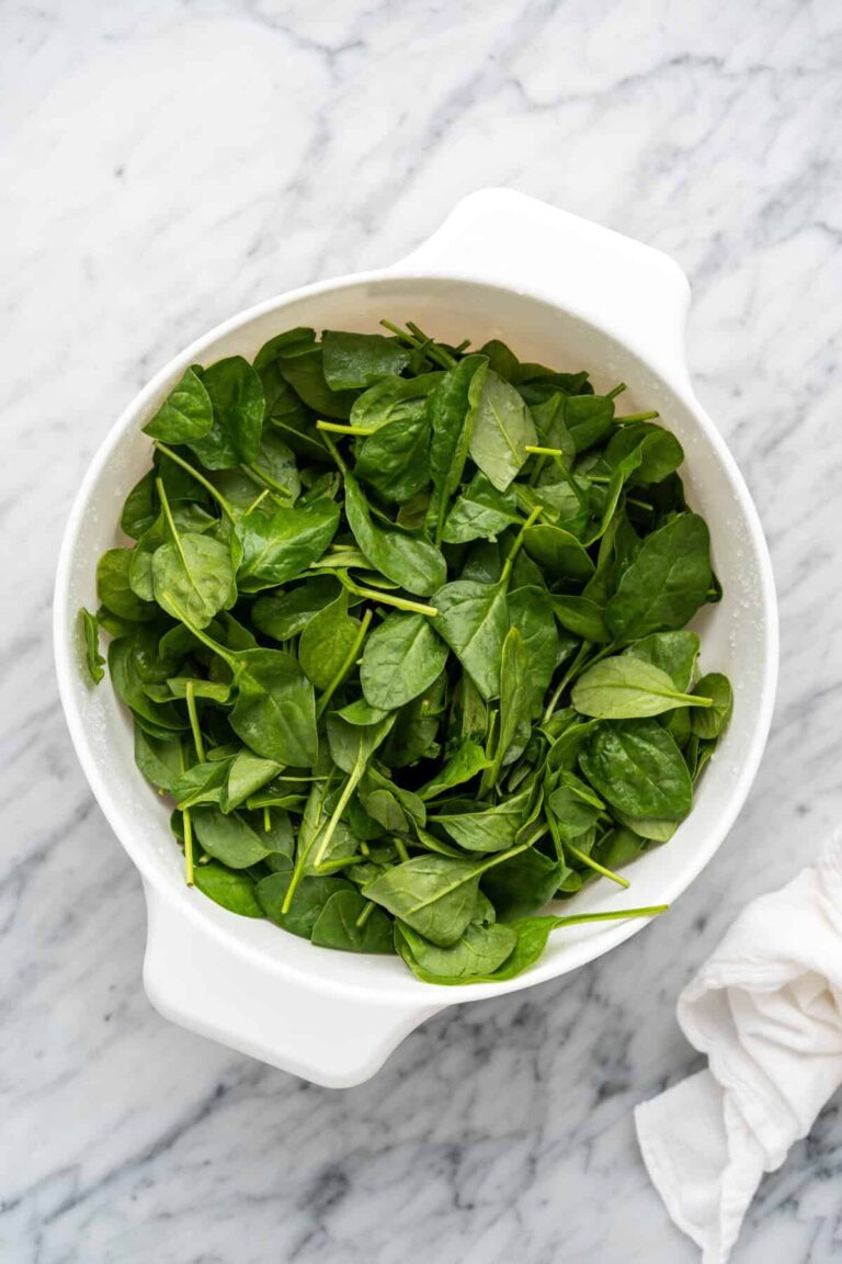 Microwave Spinach - Food Faith Fitness