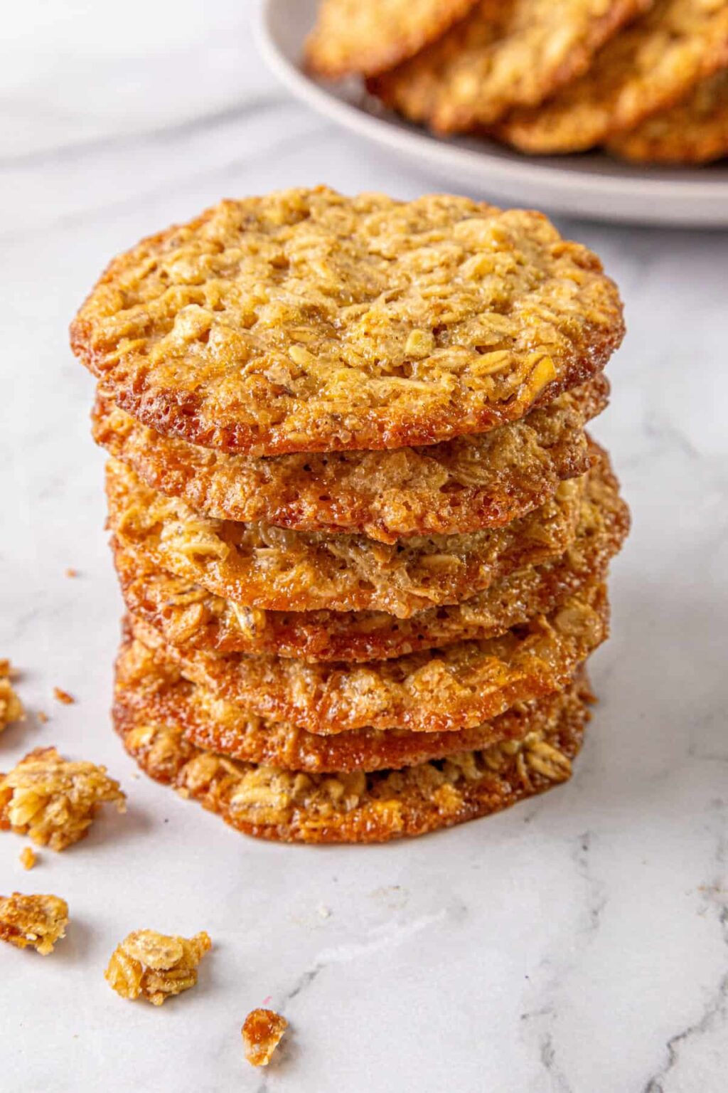 Oatmeal Lace Cookies - Food Faith Fitness