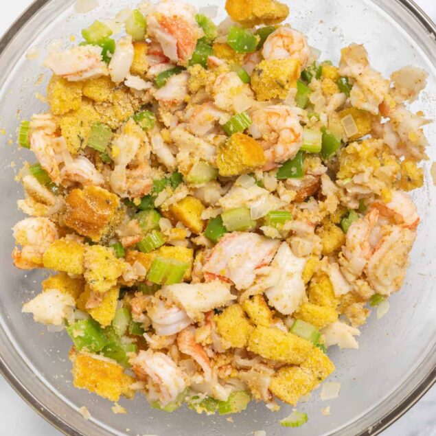 Seafood Stuffing - Food Faith Fitness