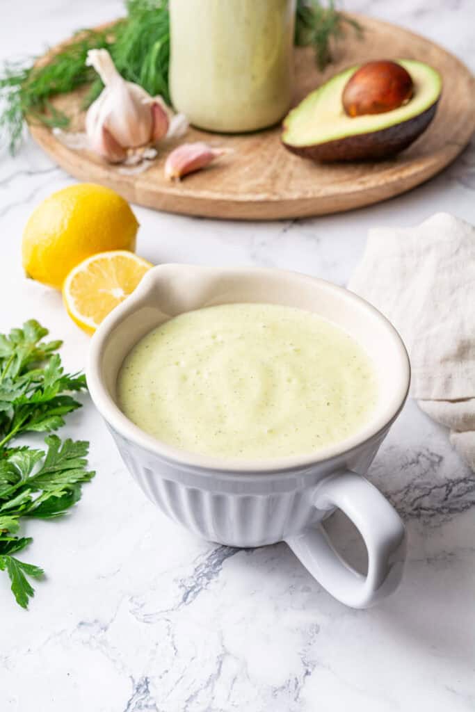 Avocado Ranch Dressing - Food Faith Fitness