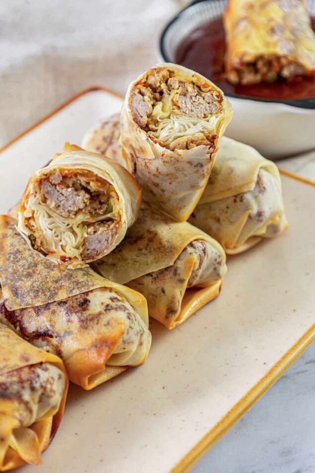 Baked Egg Rolls - Food Faith Fitness